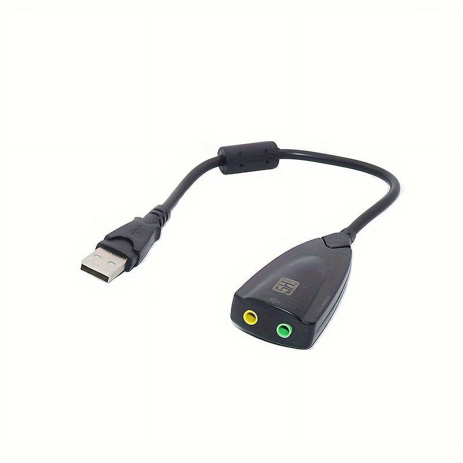 CUITING USB External Sound Card 7.1 USB To Jack 3.5mm External USB ...
