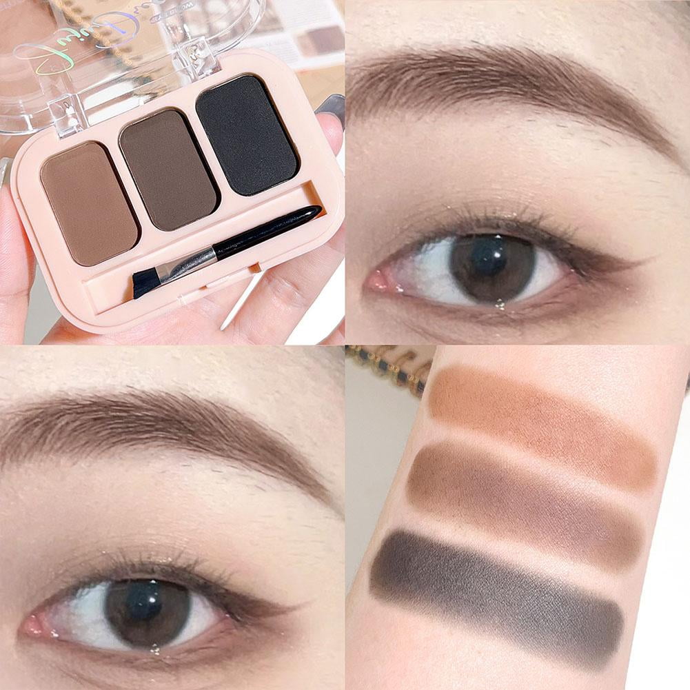 CUJM 3 Color Eyebrow Powder Delicate Powder Holding Makeup Sweat ...