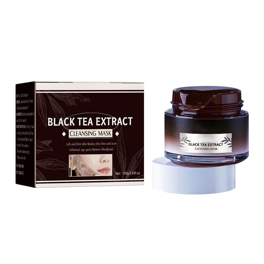 CUJM Black Tea Mask,Black Tea Extract Cleansing Mask,Black Peel Tea off ...