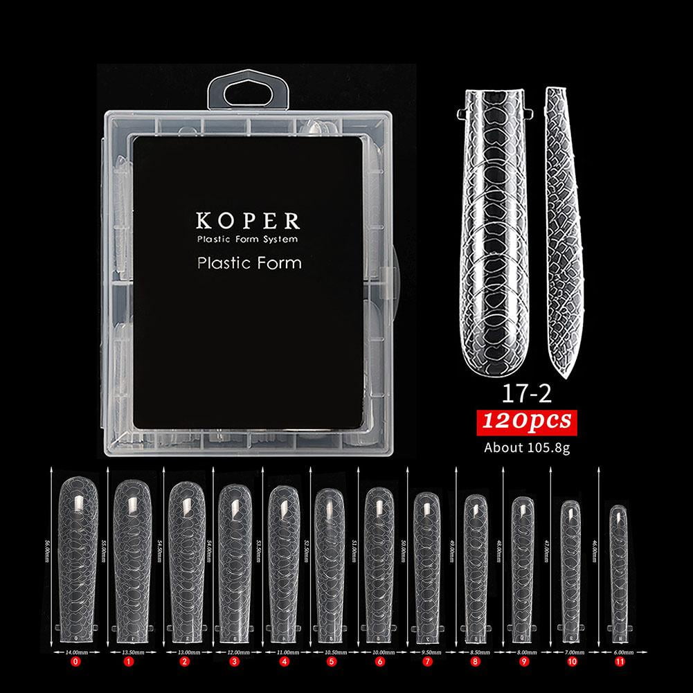 CUJM False Nails Seamless Plate Extension Soft Gel Tips Nails DIY ...