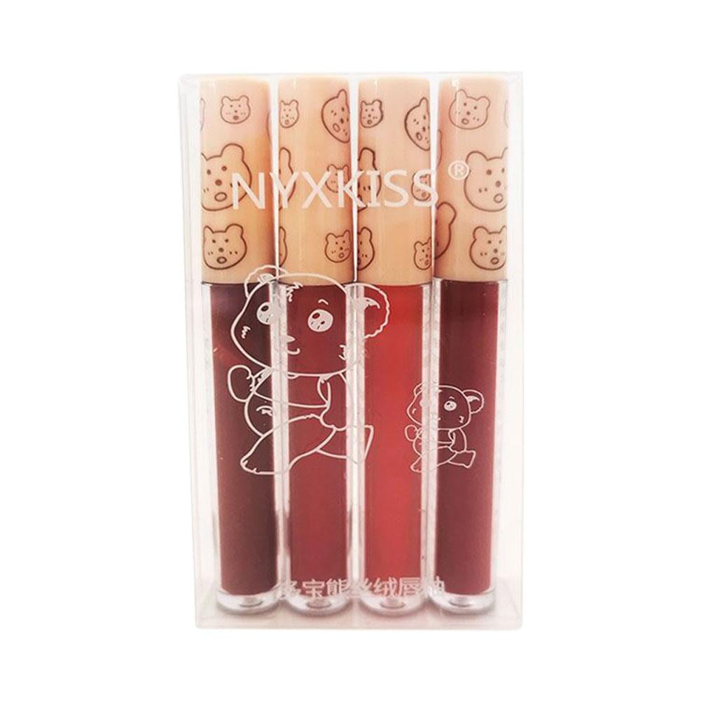 CUJM Moisturizing Dark Lip Tints Set LongLasting Matte Velvet Lip Gloss ...