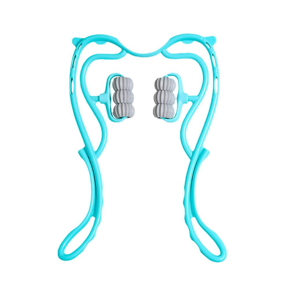 CUJM NEW 6 Roller Neck Shoulder Massager Point Pressure Massage Pain ...