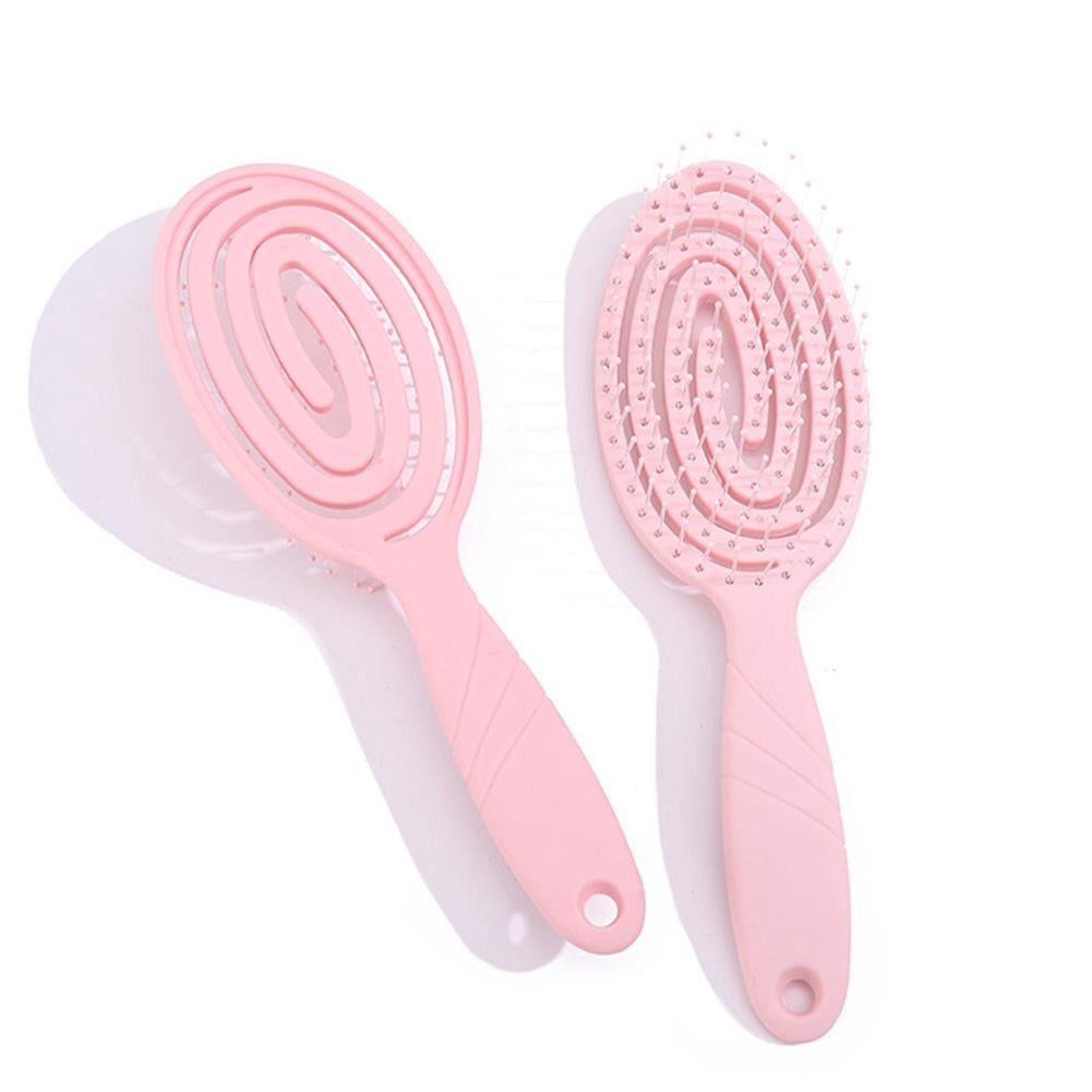 CUJM Plastic Hollow Non Knotting Hair Combs Soft Tooth Comb GXxpa No ...