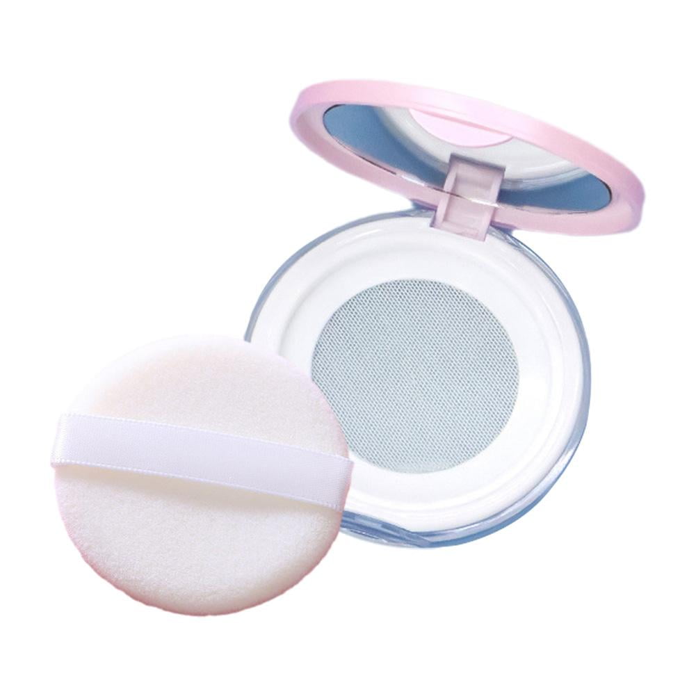 CUJM Portable Loose Powder Compact Container with Mirror Empty Reusable ...