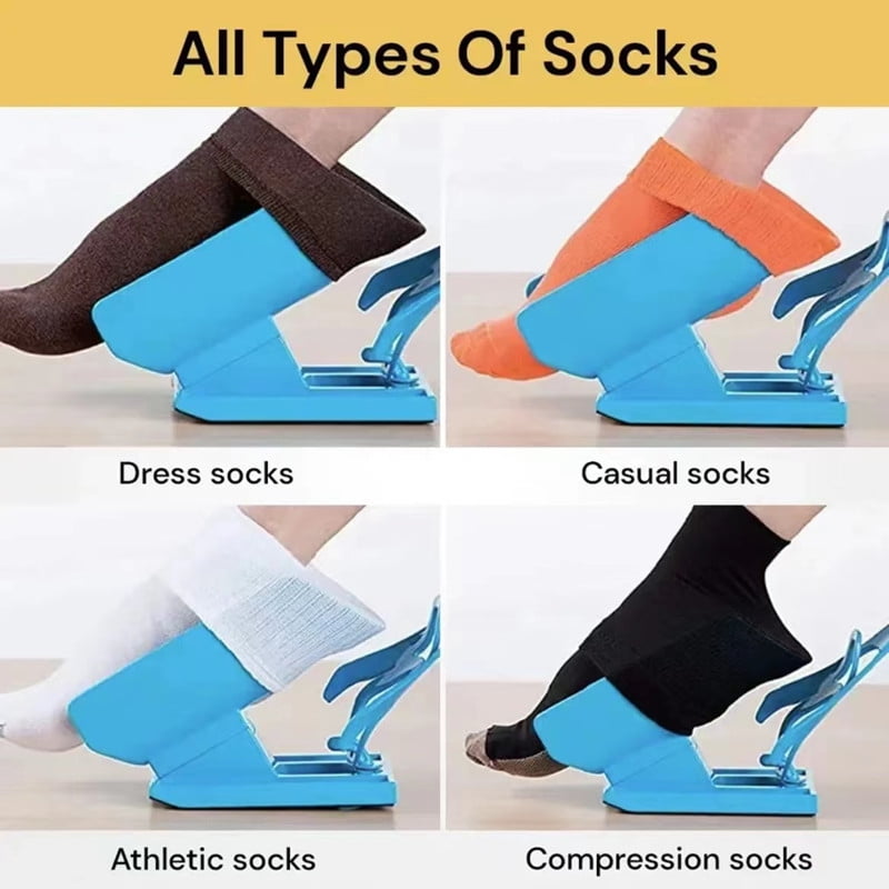CUKIXA Sock Slider Aid for Elderly & Pregnant Women, No Bending ...