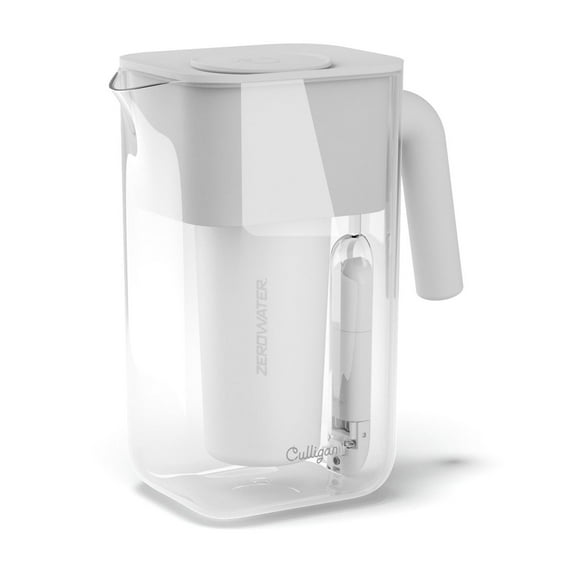 ZeroWater 10 Cup Water Filtration Pitcher with 5-Stage Advanced Water Filter and TDS Meter ...