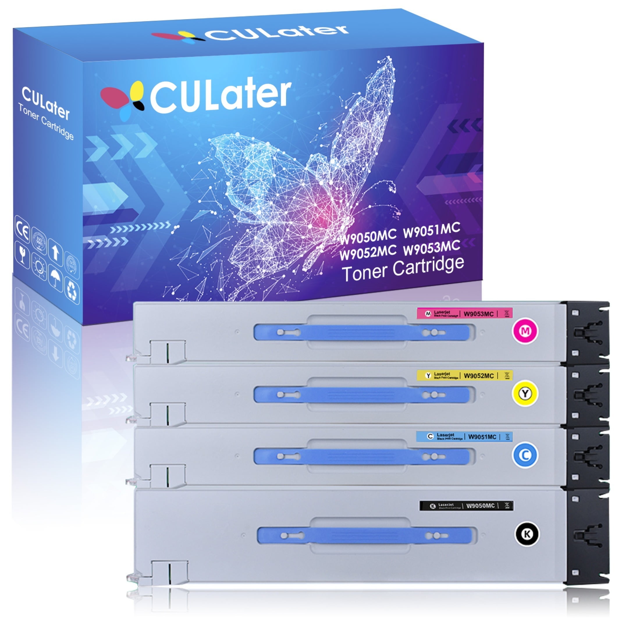 CULATER W9050MC W9051MC W9052MC W9053MC Toner Cartridge Replacement for ...