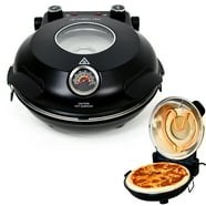 Pizzazz Rotating Homemade Countertop Pizza Oven - Black - Walmart.com