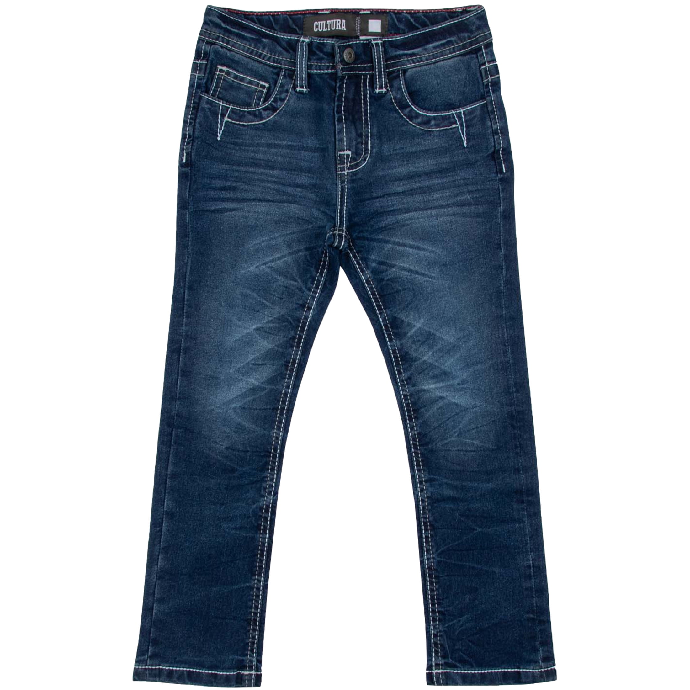 CULTURA AZURE Toddler Boy's Jeans, Dk Blue, 2T - Walmart.com