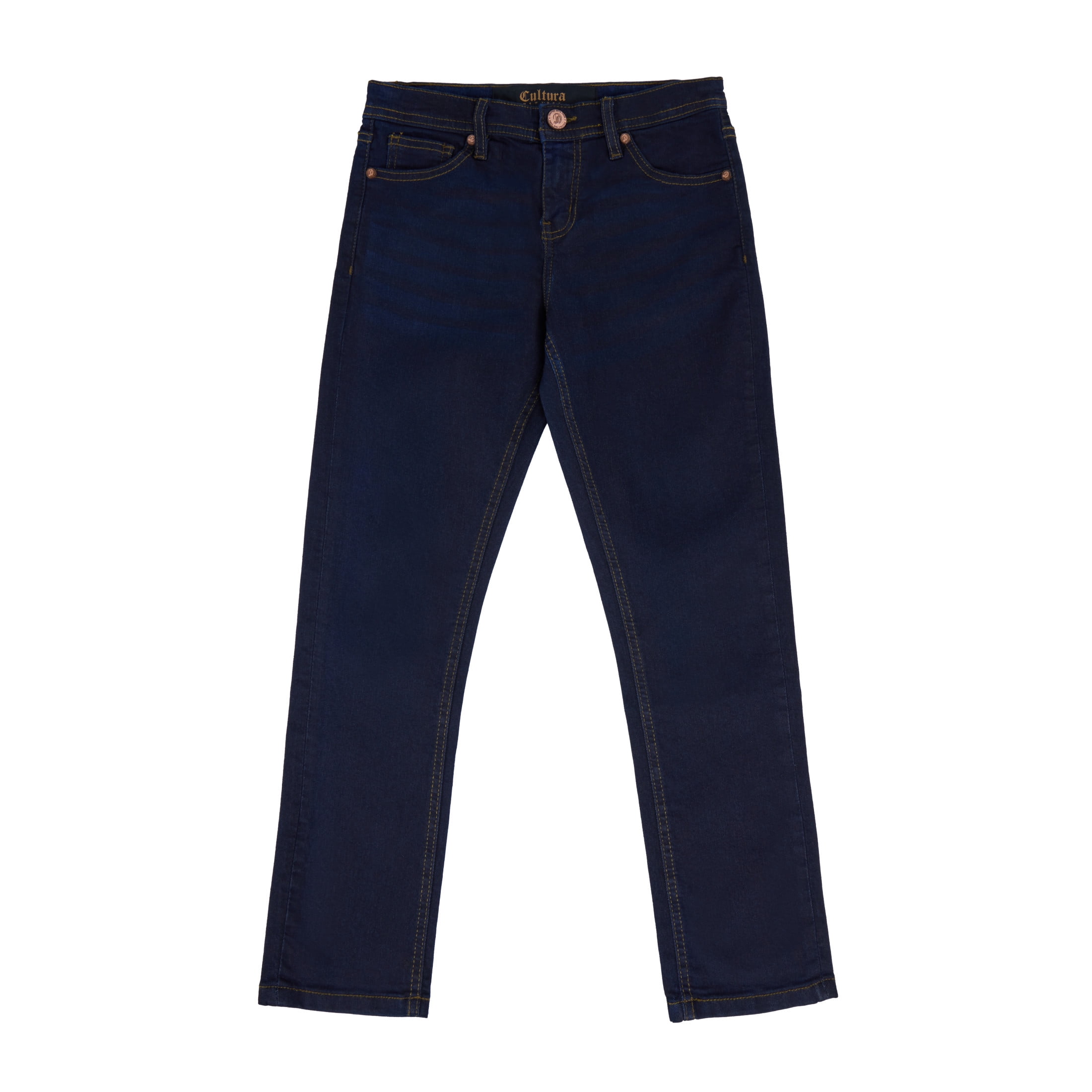 CULTURA AZURE Boy's Super Flex Jeans, Blue, 14 - Walmart.com