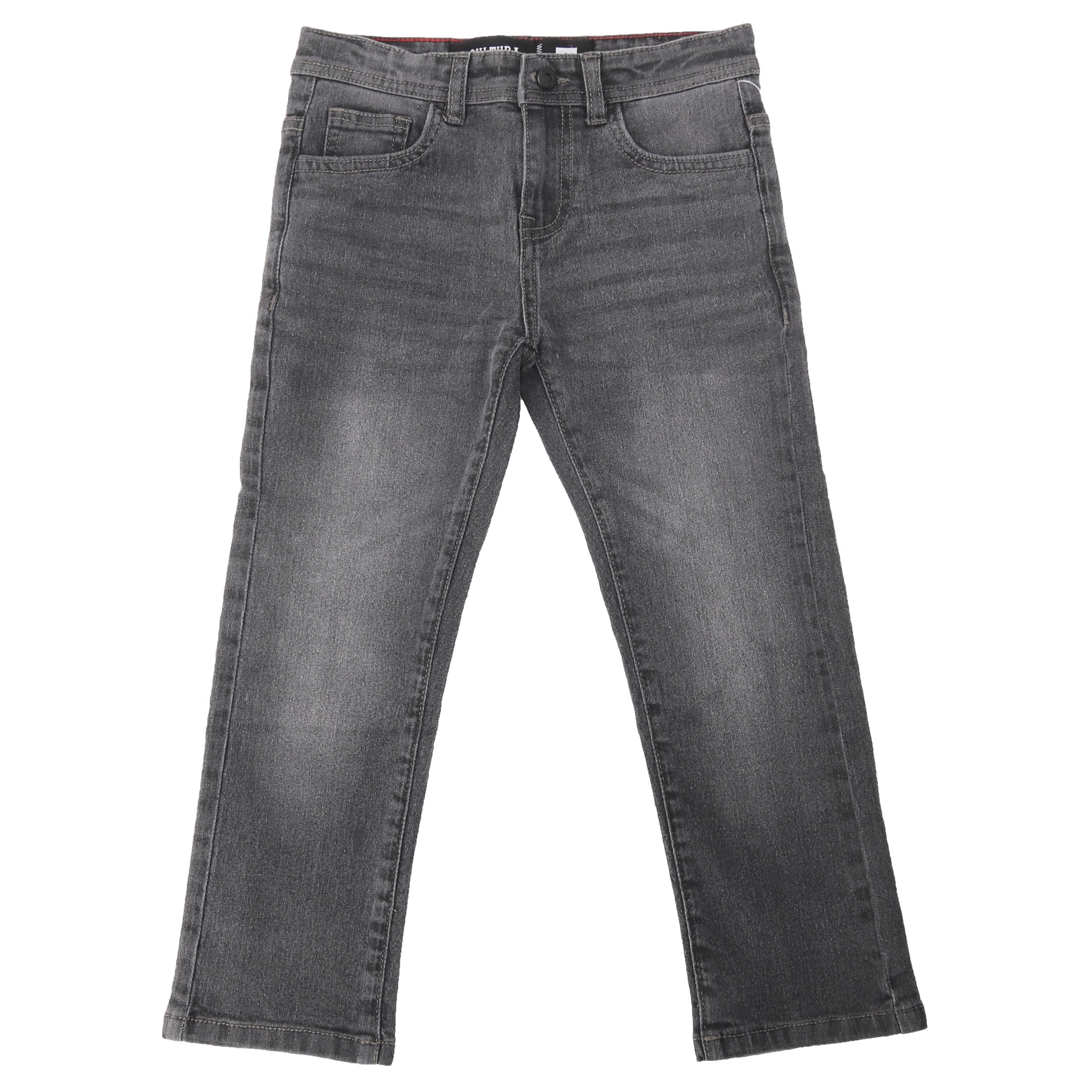 CULTURA AZURE Little Boy's 5-Pocket Stretch Jeans, Grey, 5 - Walmart.com