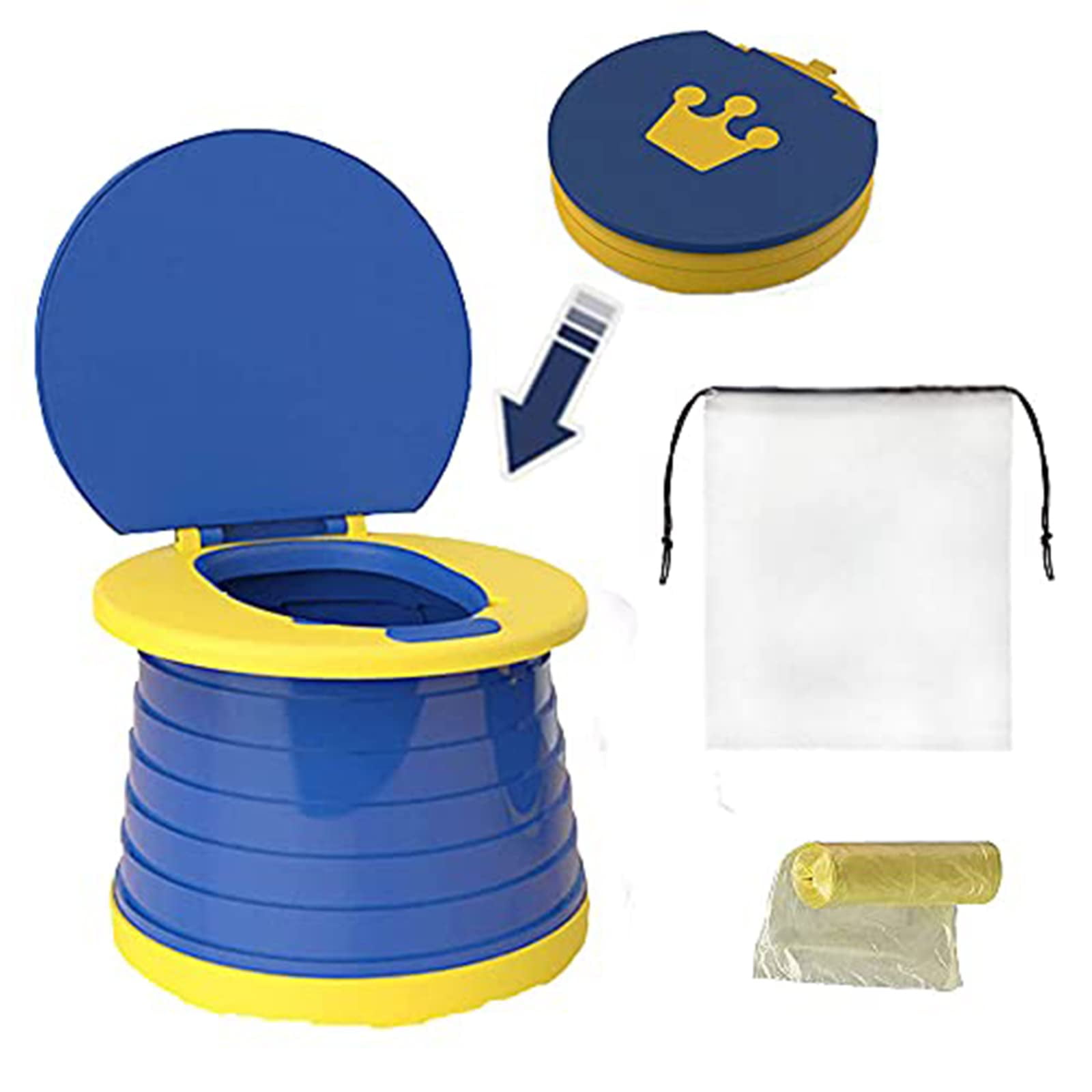 CUMKA Children's Folding Toilet,Portable Potty for Kids Toddlers ...