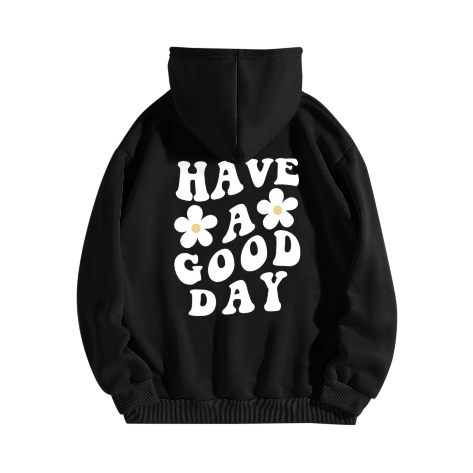 CUNSOUTH Women Fashion Slogan Graphic Print Hoodie Long Sleeve Hooded ...