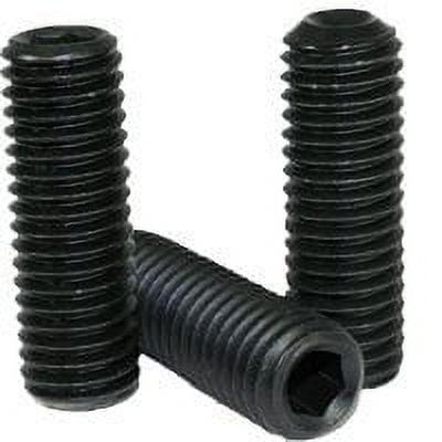 CUP POINT SOCKET SET SCREW, THERMAL BLACK OXIDE, ALLOY (INCH) | Size: 1 ...