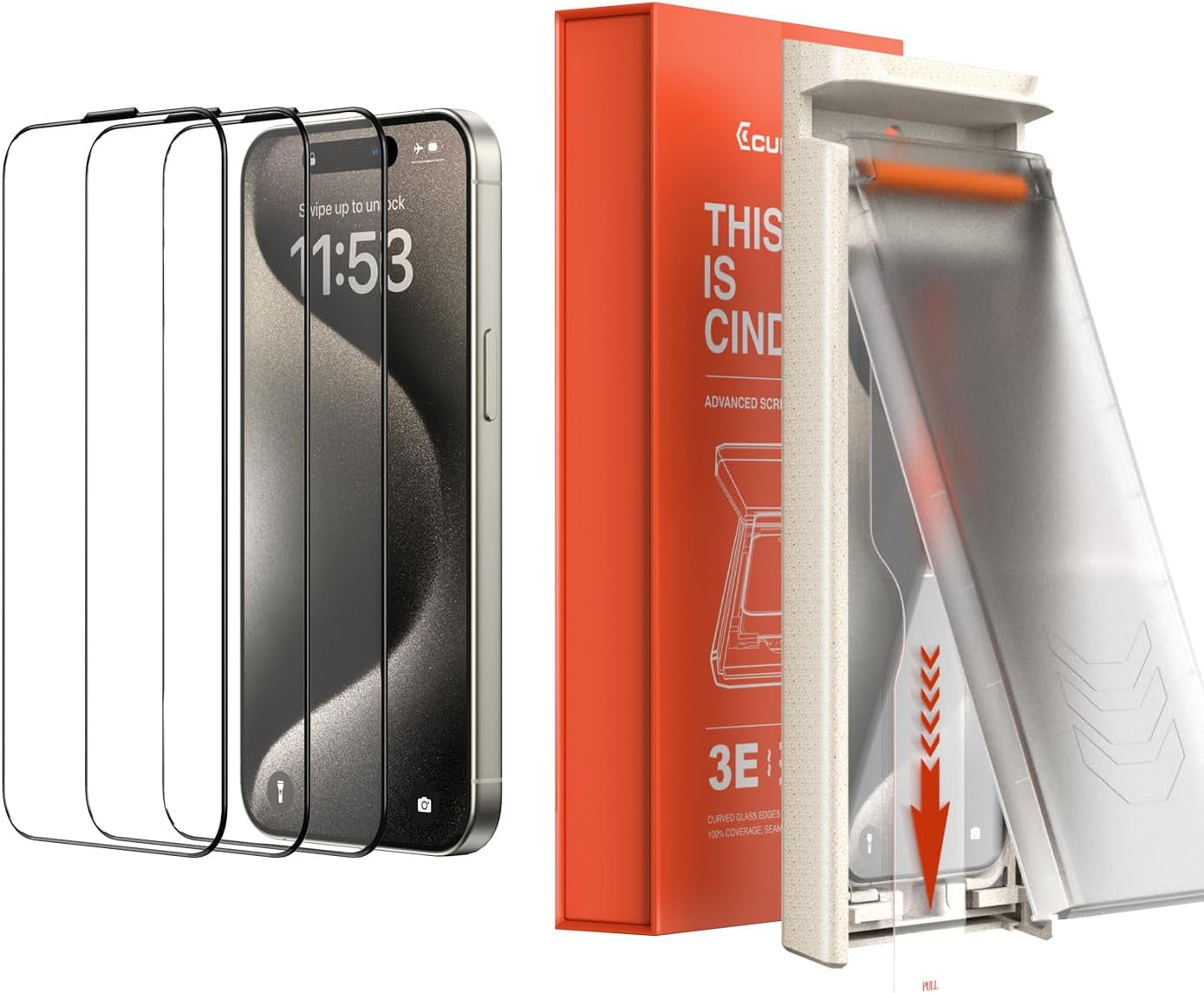 CUPERT 4K-HD screen protector, [game film] [zero bubble] anti ...