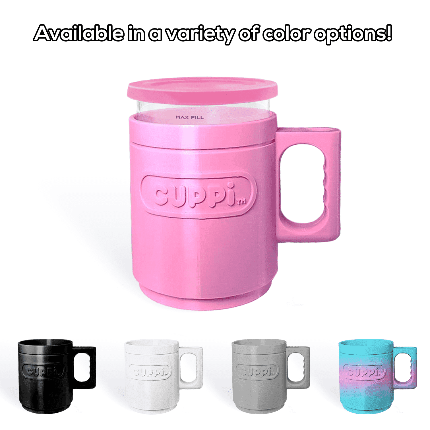 CUPPI Ice cream Cozy Sleeve Cup - Plastic Pint Holder for Original ...