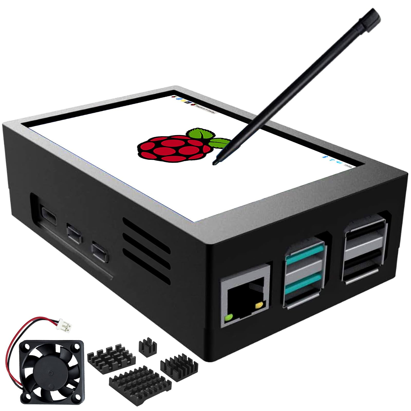 CUQI Raspberry Pi Display, RRF12 3.5 Inch Touchscreen with Raspberry Pi ...