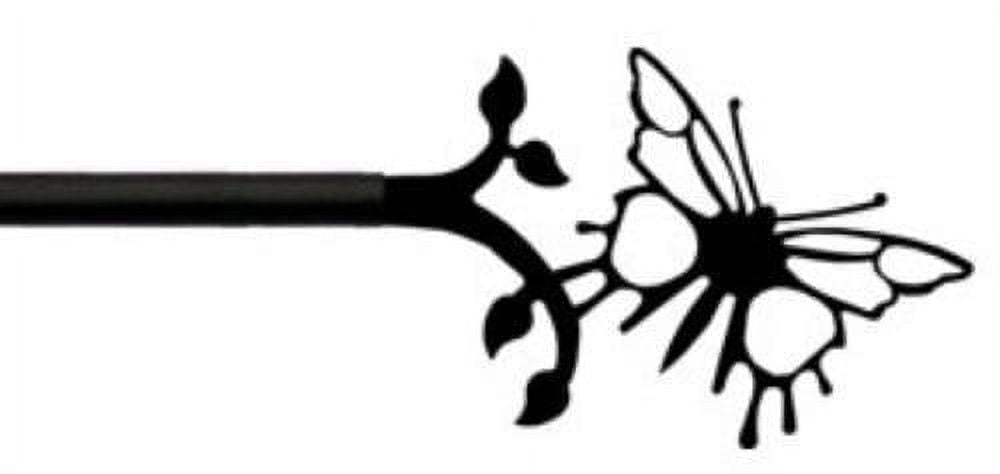 CUR-38-60 1 PAIR Butterfly - Curtain Rod Extends To 60 Inches - Walmart.com