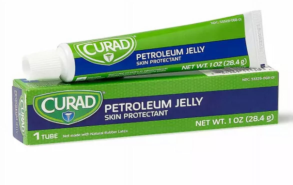 CURAD Petroleum Jelly, Skin Protectant and Moisturizer, 1 oz. Tube HSA ...