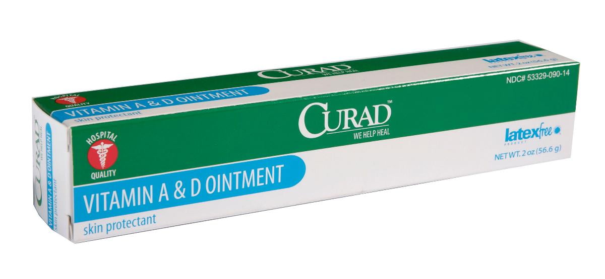 Curad A&D Ointment for Wound Care, Soothes and Heals Cuts with Vitamins ...