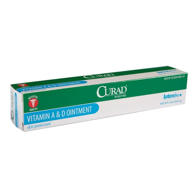 Curad A&D Ointment for Wound Care, Soothes and Heals Cuts with Vitamins ...