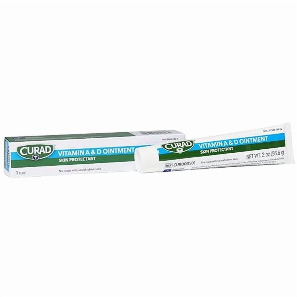 CURAD Vitamin A & D Ointment, 2 oz Tube, For minor cuts, scrapes ...