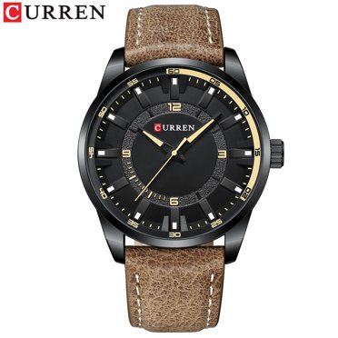 A sporty men's fashion watch with a stylish non-functional chronograph ...
