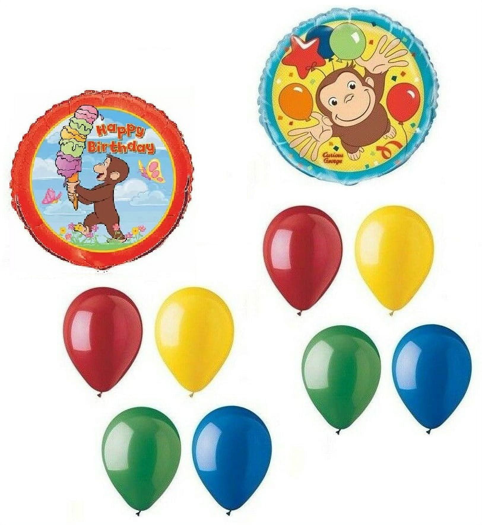 Curious George Pictures With Balloons