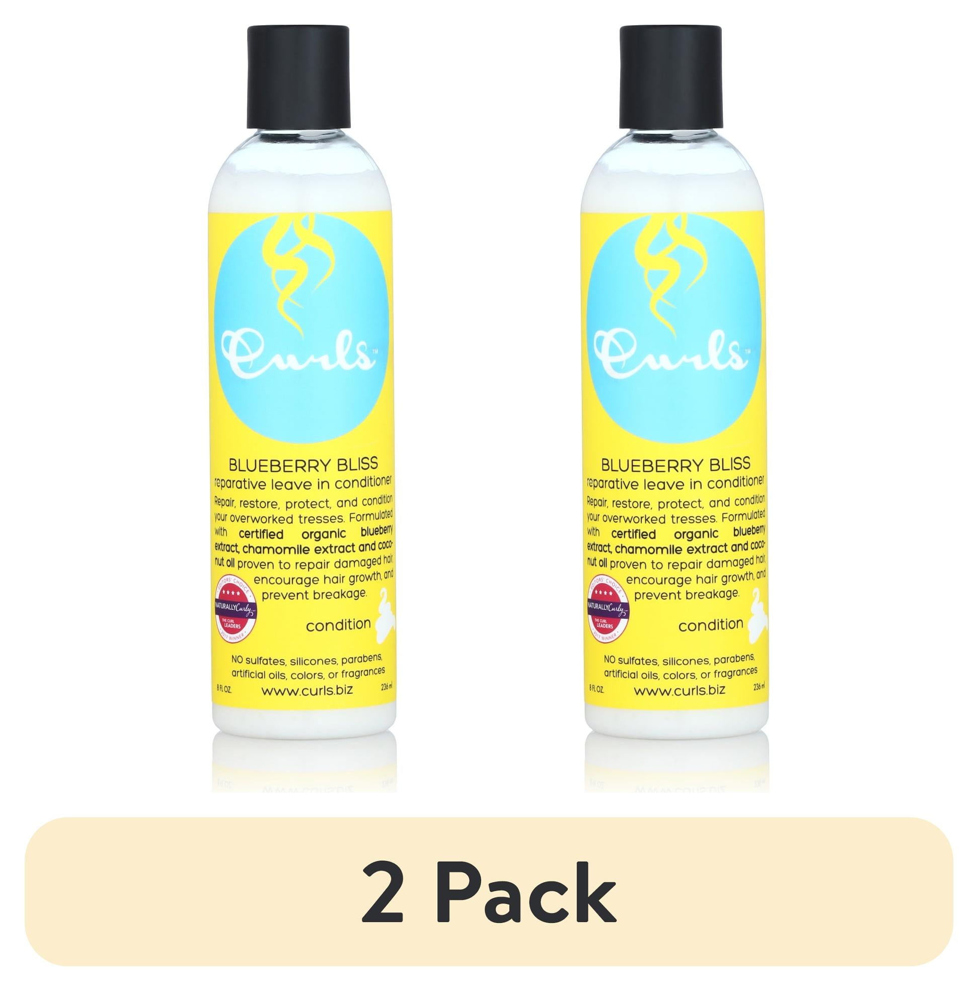 (2 pack) Curls Blueberry Bliss Reparative Leave in Conditioner, For All ...