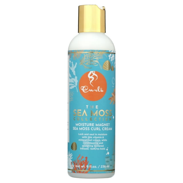 CURLS SEA MOSS MOISTURE MAGNET CREAM FOR ALL TYPES FL 8OZ - Walmart.com