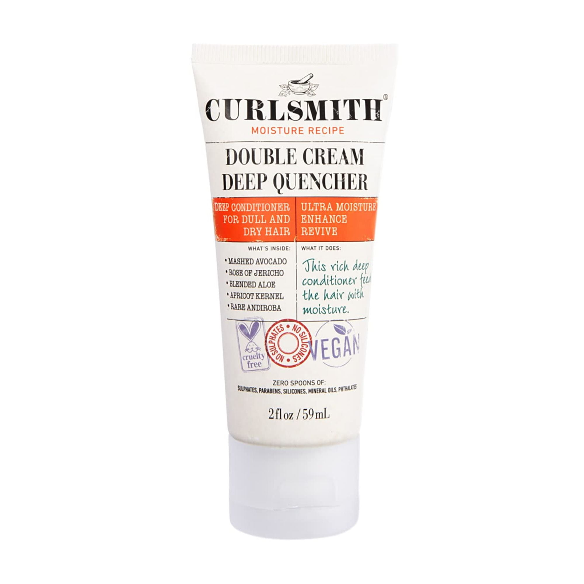 CURLSMITH - Double Cream Deep Quencher - Vegan Moisturising Deep ...