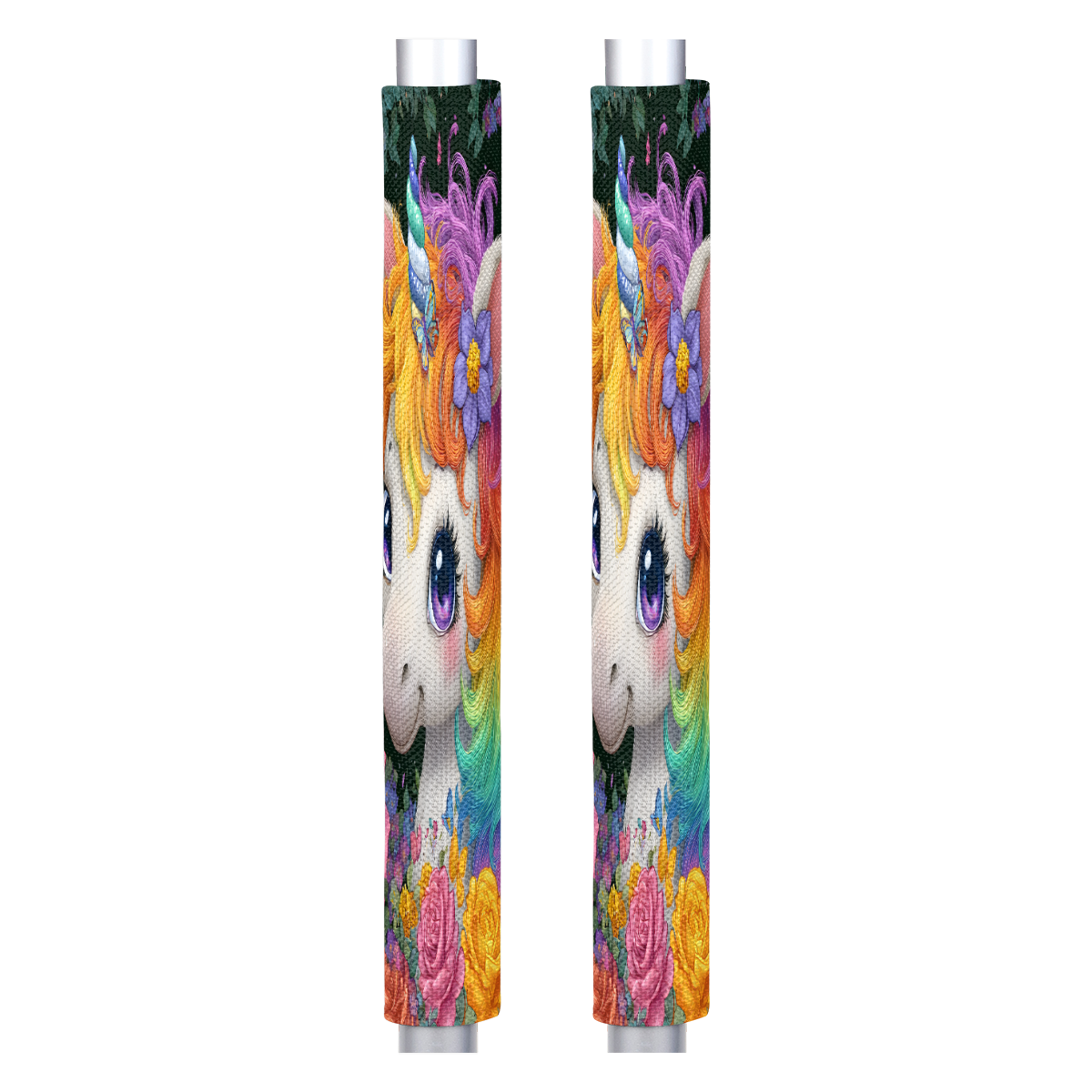 CURLYOOT Colorful Unicorn Blossom Flower Refrigerator Door Handle ...