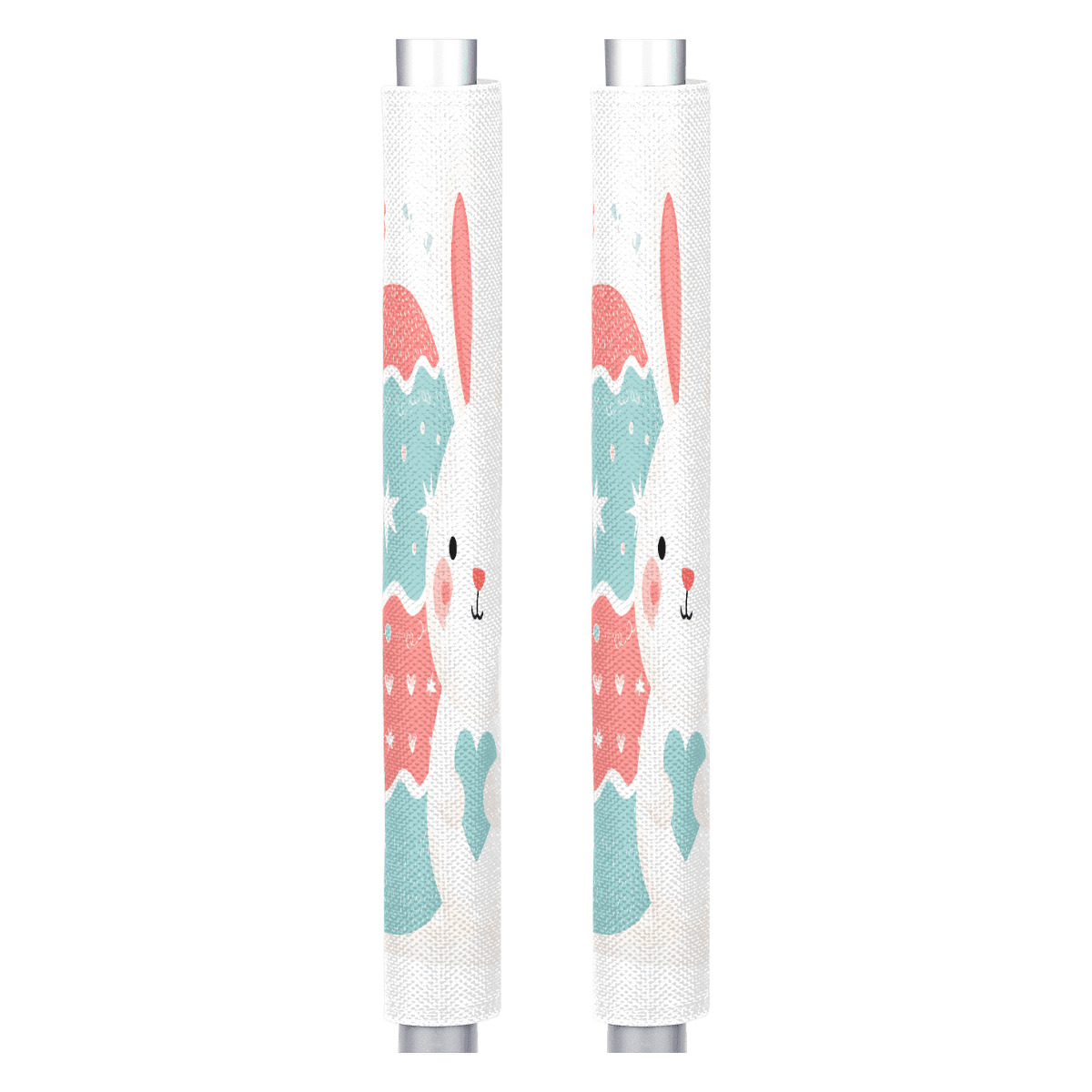CURLYOOT Easter Bunny Refrigerator Door Handle Covers Set of 2 Colorful ...