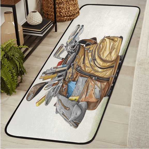 Colorful Eggs Easter Kitchen Runner Rug 2x6 Washable Runners for ...