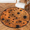 CURLYOOT Round Rug 3ft Soccer Ball Pattern Area Rug, Washable Circle ...