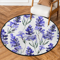 CURLYOOT Round Rug 3ft Christmas Tree Area Rug, Washable Circle Mat Non ...