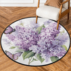 CURLYOOT Round Rug 3ft Skeleton Goth Gothic Skull Area Rug, Washable ...