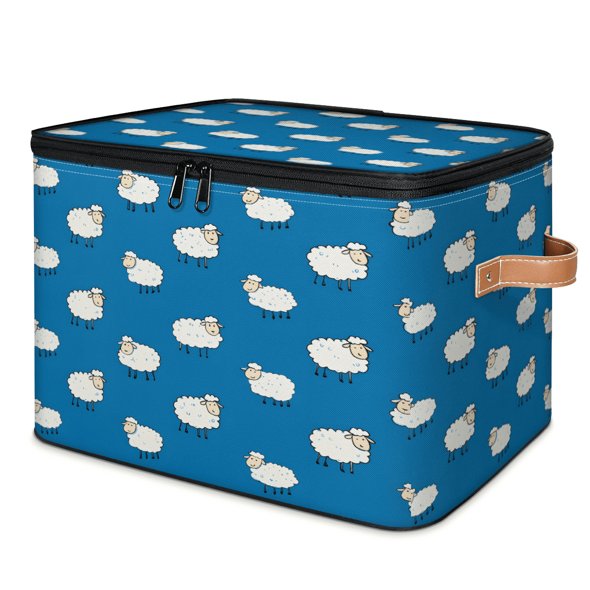CURLYOOT Wildlife Farmhouse Sheep Storage Bins with Lid, Decorative ...