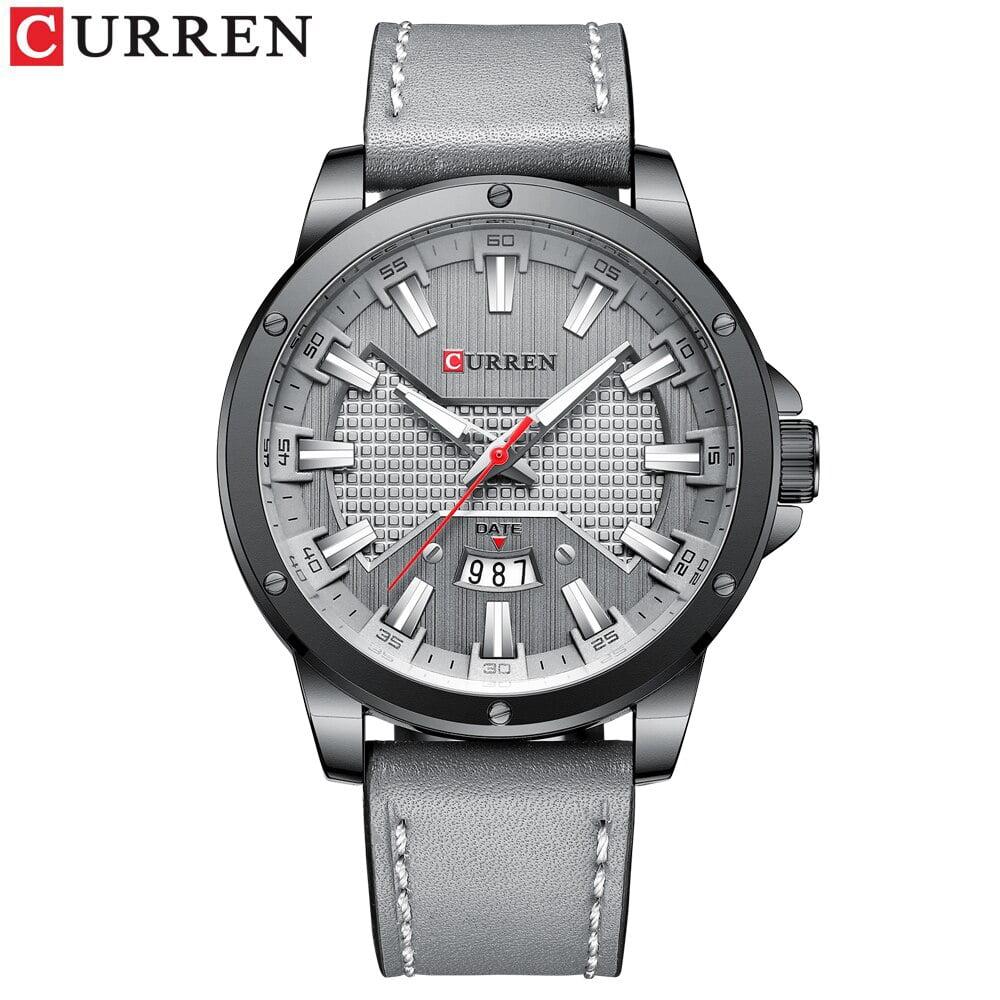 CURREN Brand Quartz Watch Fashion PU Strap Business Men's Watches ...