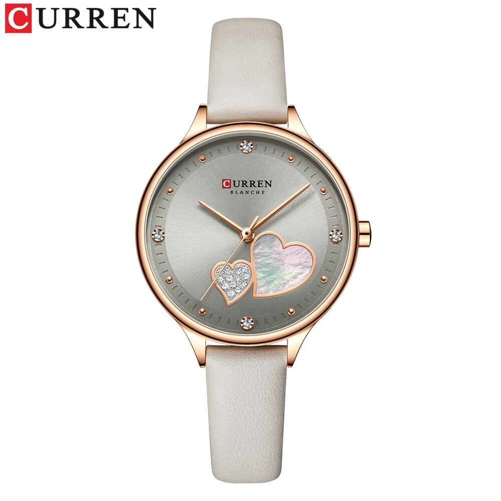 CURREN Women Watches Fashion Luxury Watch Stylish Vintage Leather Strap ...