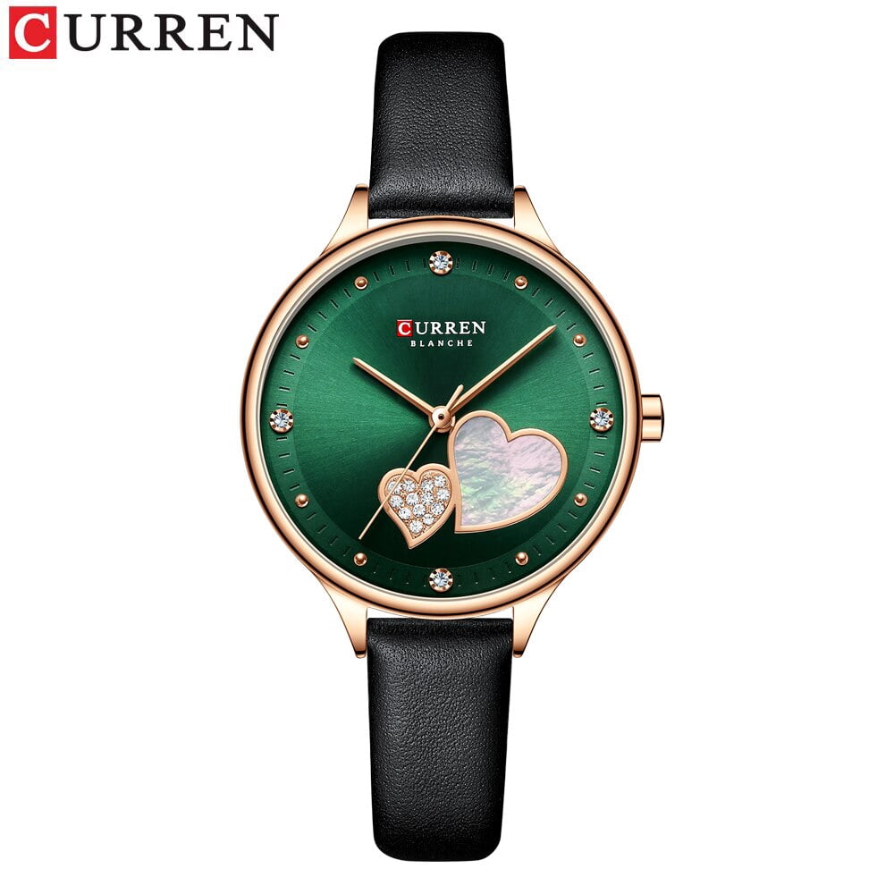 CURREN Women Watches Fashion Luxury Watch Stylish Vintage Leather Strap ...
