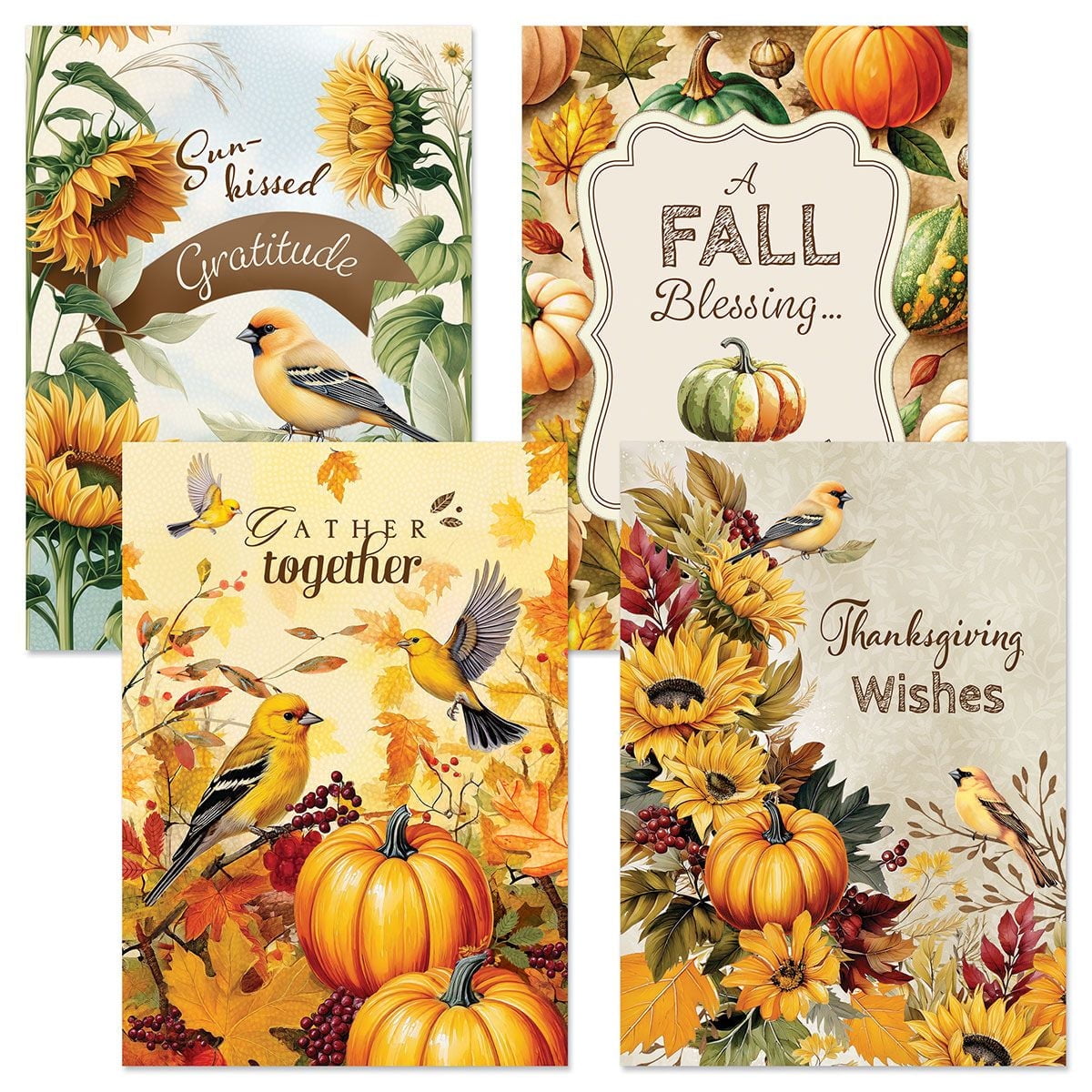 Current Essence of Fall Greeting Card Set- Large 5 x 7 Inch Cards ...