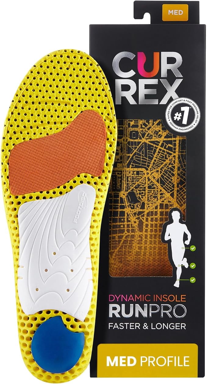 CURREX Unisex RUNPRO Medium Profile Insoles for Running Shoes Orange - 2012-18 - Walmart.com