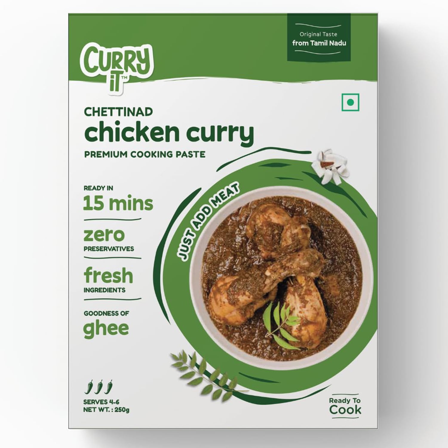 CURRYiT Chettinad Masala Chicken Curry Paste 8.8oz Just Add Chicken ...