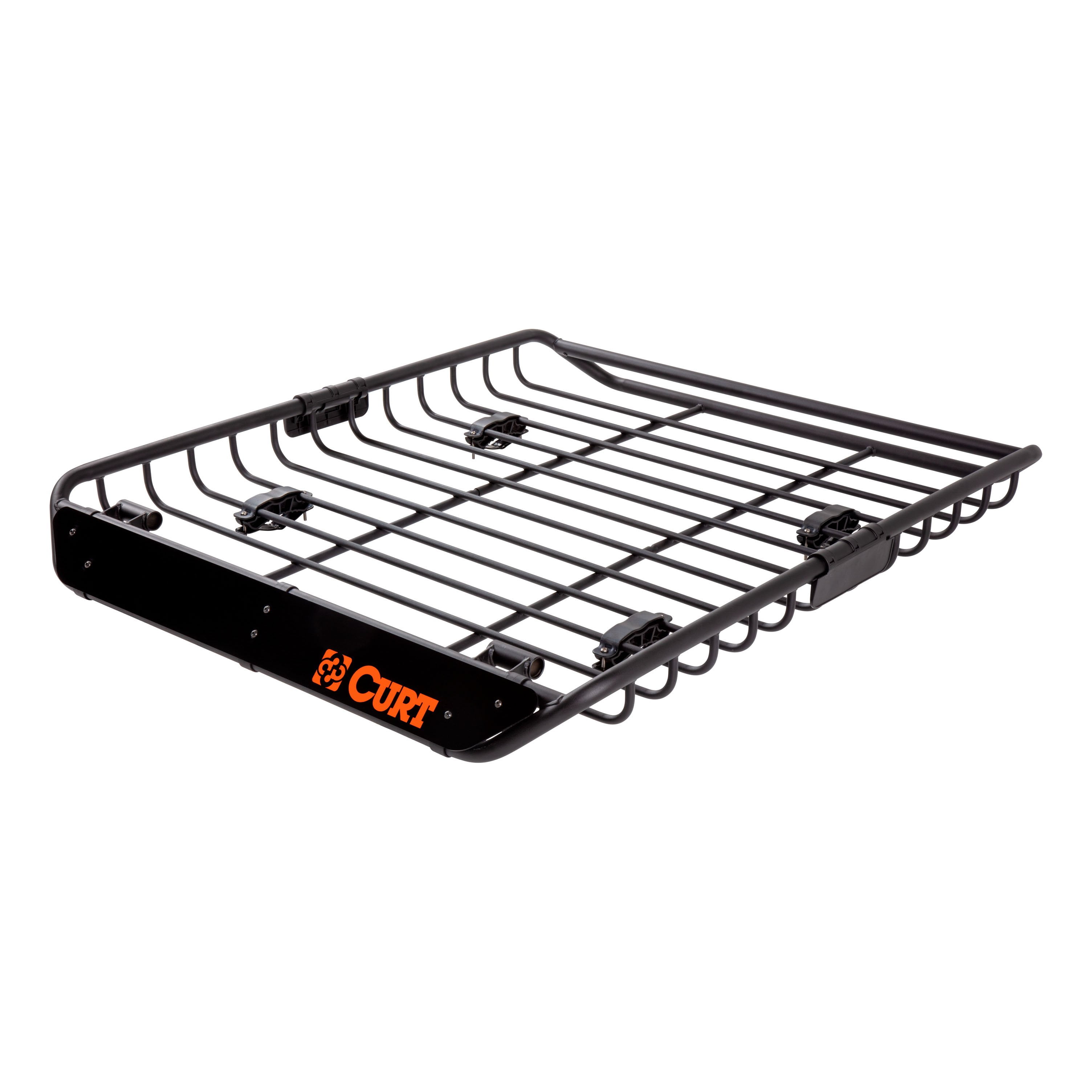 CURT 18123 Universal 44 x 35-Inch Black Steel Roof Rack Rooftop Cargo ...