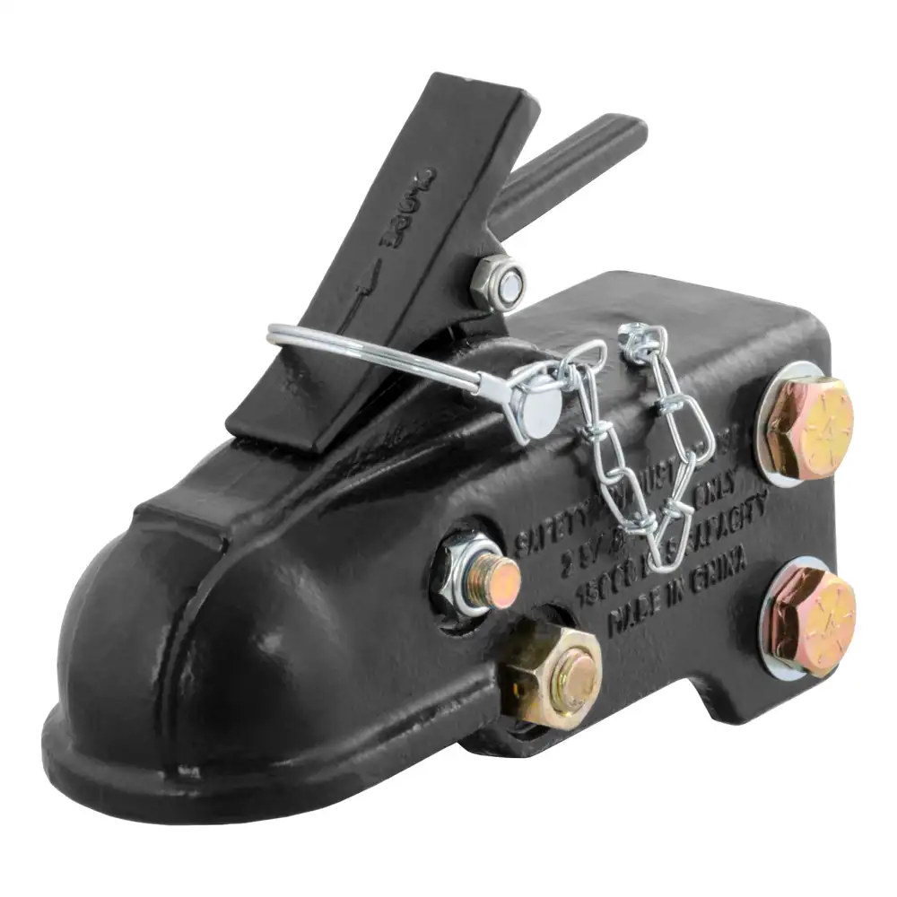 CURT 25328 Channel-Mount Adjustable Trailer Coupler, 2-5/16-Inch Hitch ...