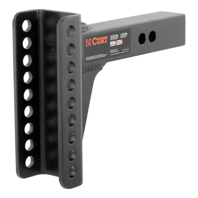 CURT 45910 Replacement Shank for Adjustable Trailer Hitch Ball Mount ...