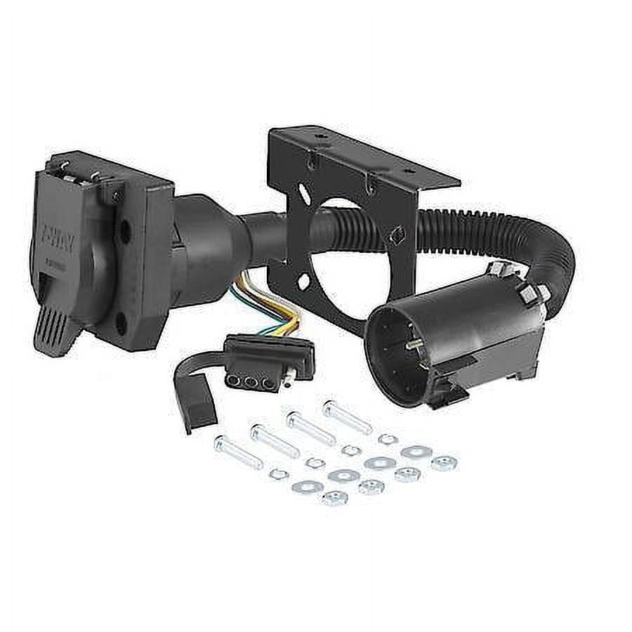 CURT 55774 Dual-Output Vehicle-Side 7-Pin, 4-Pin Connectors, Factory ...
