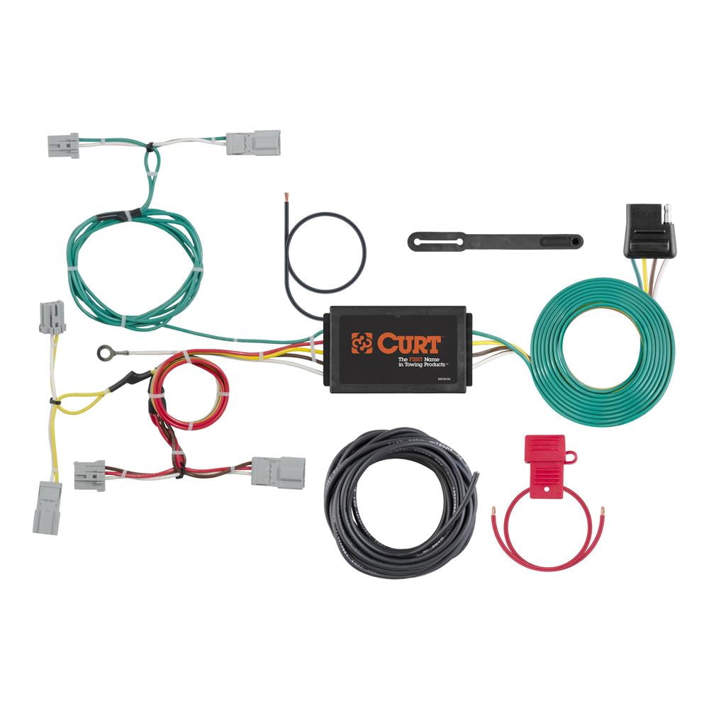 CURT 56310 Vehicle-Side Custom 4-Pin Trailer Wiring Harness, Select ...