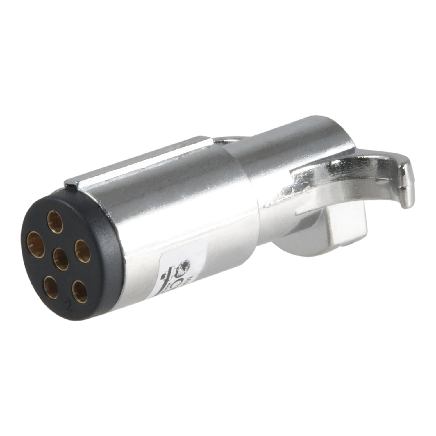 CURT 58120 Trailer-Side 6-Pin Round Wiring Harness Plug - Walmart.com